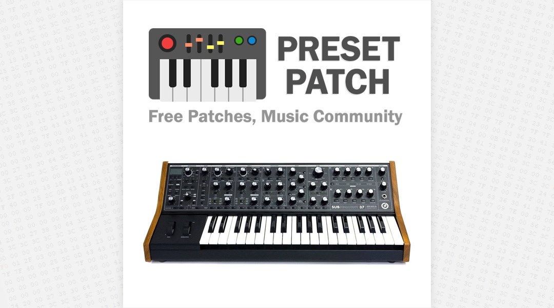 Moog Subsequent 37 - Free Patches, Presets, Soundsets and Sound Design.